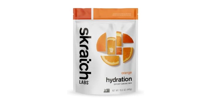 (2 Pack) Skratch Labs Hydration Powder | Sport Drink Mix Orange