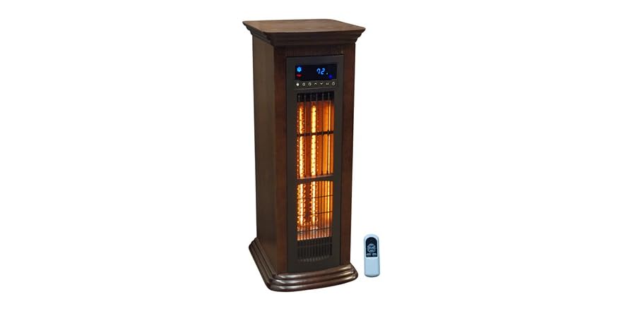 Lifepro All Season Tower Infrared Heater Brown