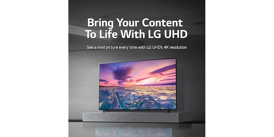 LG UQ9000 PUD series LED 4K UHD Smart TV (Refurbished)