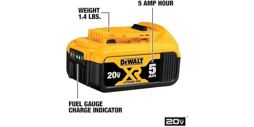 DEWALT DCB205-2CK 20V MAX Battery Charging Kit