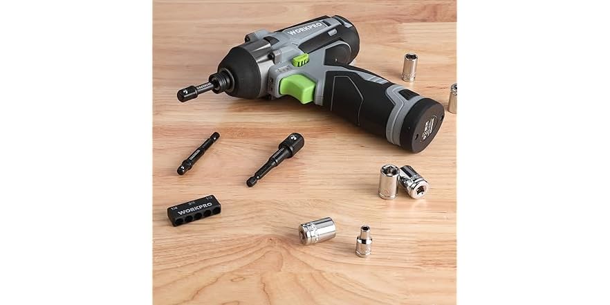 WORKPRO 3-Piece Socket Adapter Extension Set, 1/4, 3/8, 1/2-Inch Drive