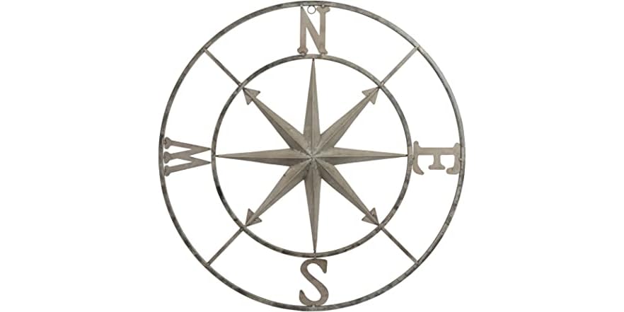 Creative Co-op Decorative Metal Compass