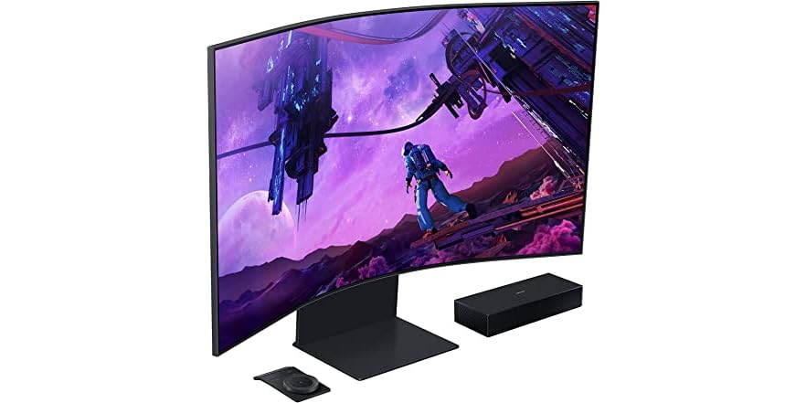 (NEW) 2022 Samsung Odyssey Ark 55" UHD 4K Curved Monitor (2022) (Open Box)