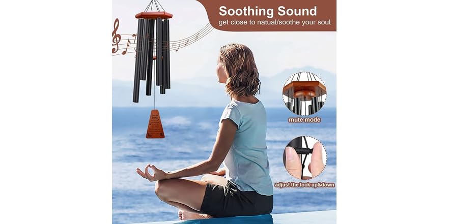 Large Deep Tone Wind Chimes