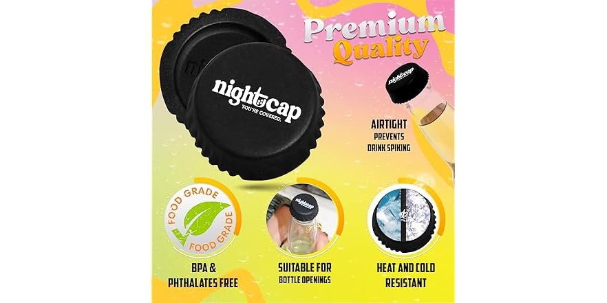 Nightcap Drink Cover Bottle Top