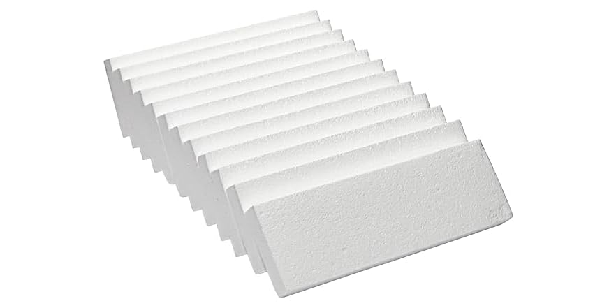 12 Pack 1" Crafts Foam Rectangle Blocks