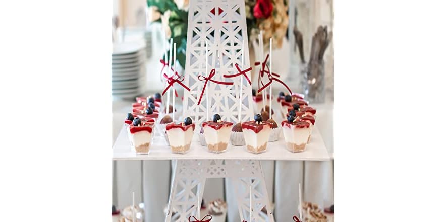 300 Pack Mini Dessert Cups with Spoons