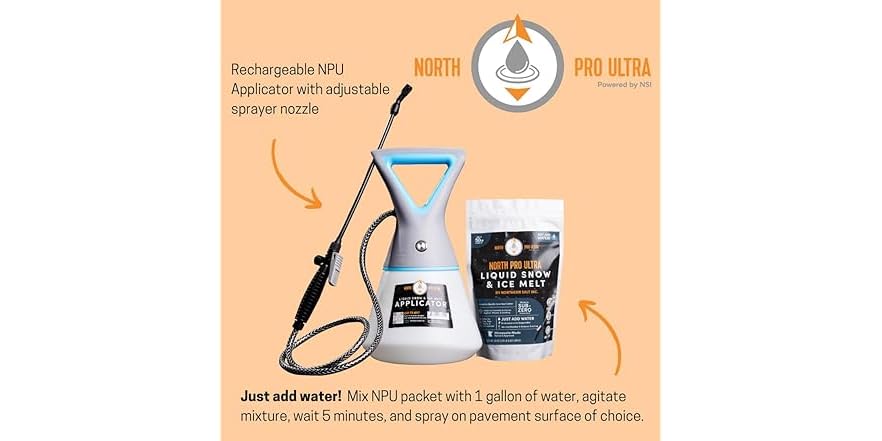 North Pro Ultra Liquid Snow and Ice Melt (4-Pack)