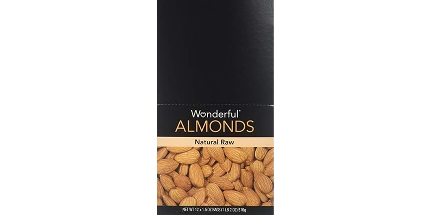 paramount Farms Almonds Natural Raw, 12 Pack
