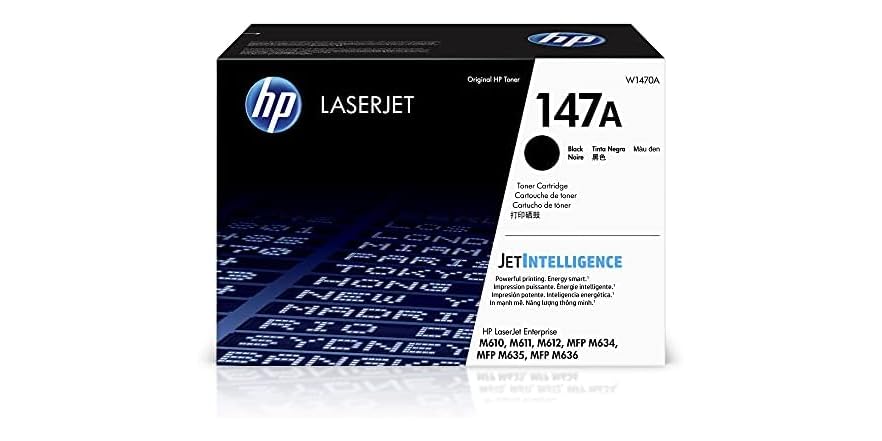 hewlett packard HP W1470A HP 147A Black Toner Cartridge