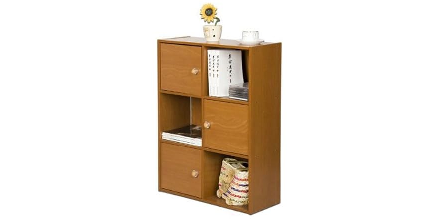Pasir 3-Tier Shelf w/3 Door- 2 Colors