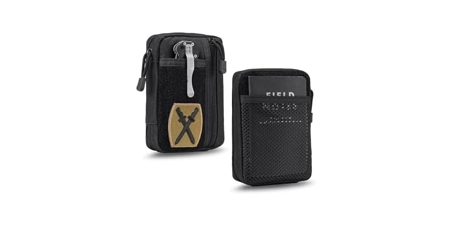 Small 6 Pocket Organizer with Velcro