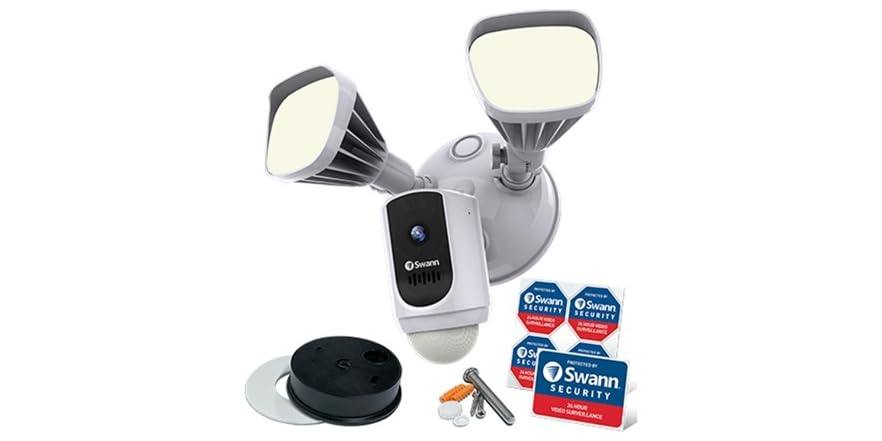 Swann Wired Floodlight Security Camera
