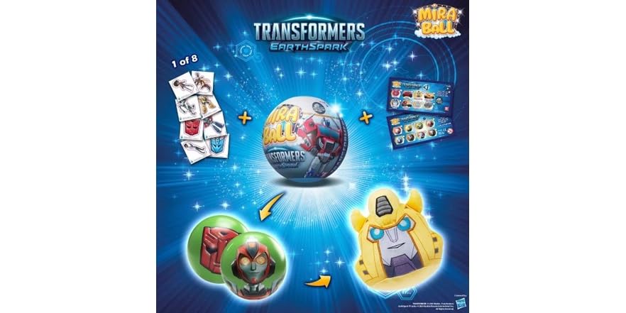 Miraball Surprise Plush - Transformers 4PK