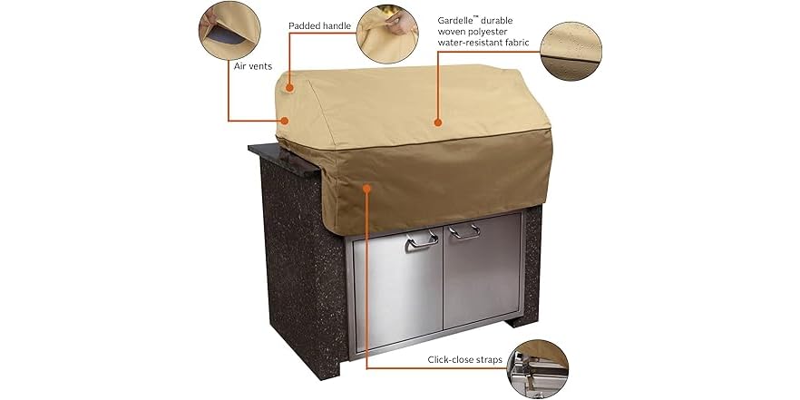 Veranda Water-Resistant 57" BBQ Grill Top Cover