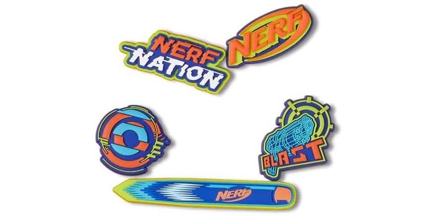 Crocs x Hasbro-5-Pack Nerf Shoe Charms