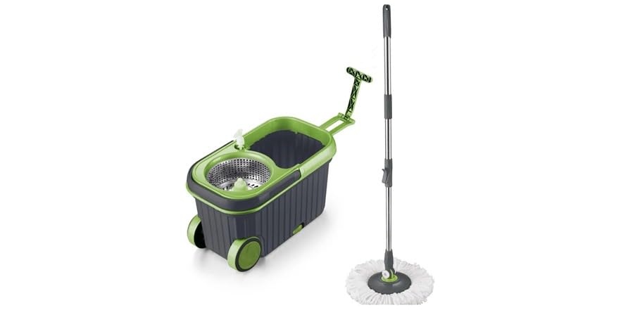 It's EZ Mop Set - Spin Mop (Rolling Bucket Set)