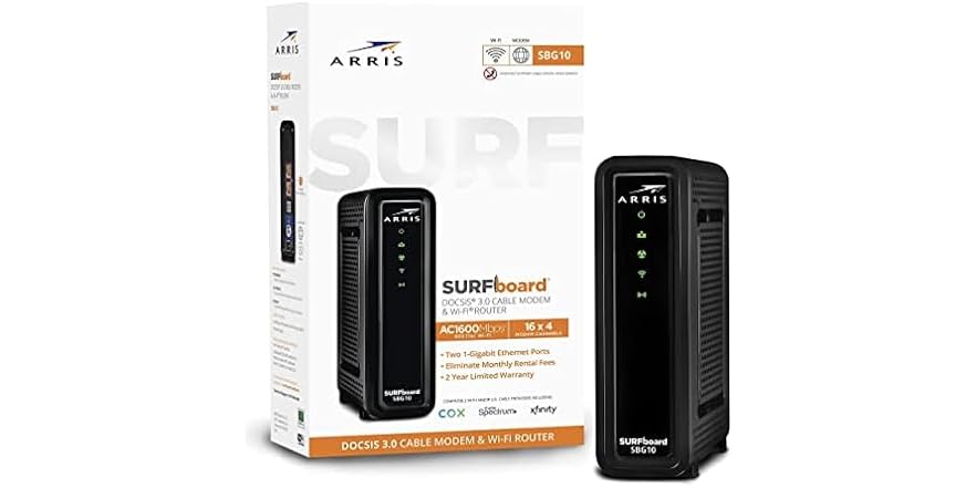 ARRIS SBG10-RB DOCSIS 3.0 Modem