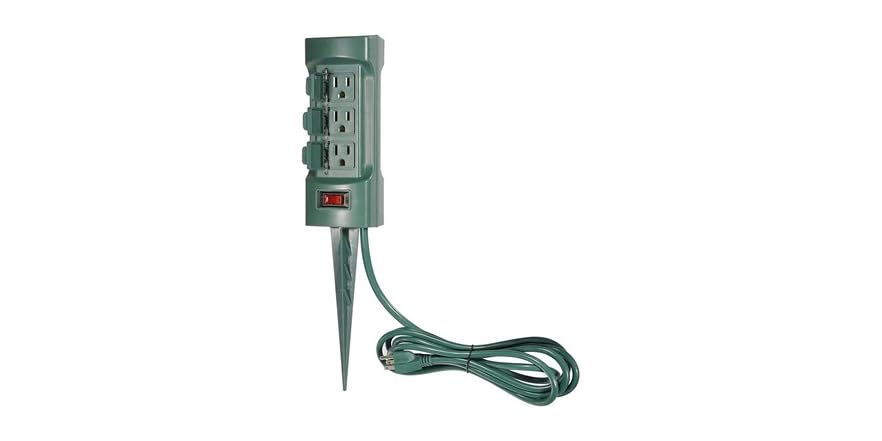 6-Outlet Outdoor Weatherproof Power Strip