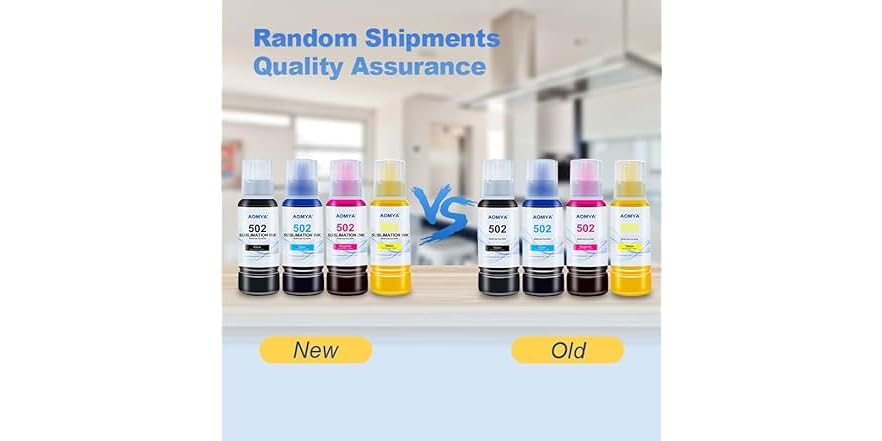 4 Pack Sublimation Ink Refill