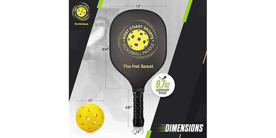 Net Beast Pickleball Paddles - Set of 4