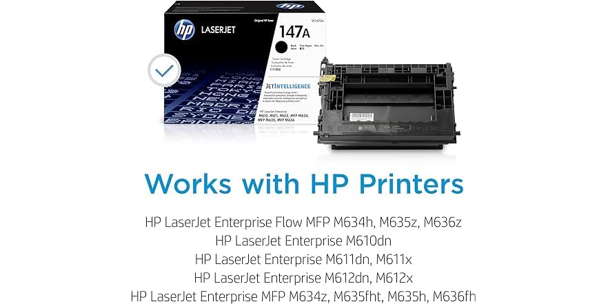 hewlett packard HP W1470A HP 147A Black Toner Cartridge