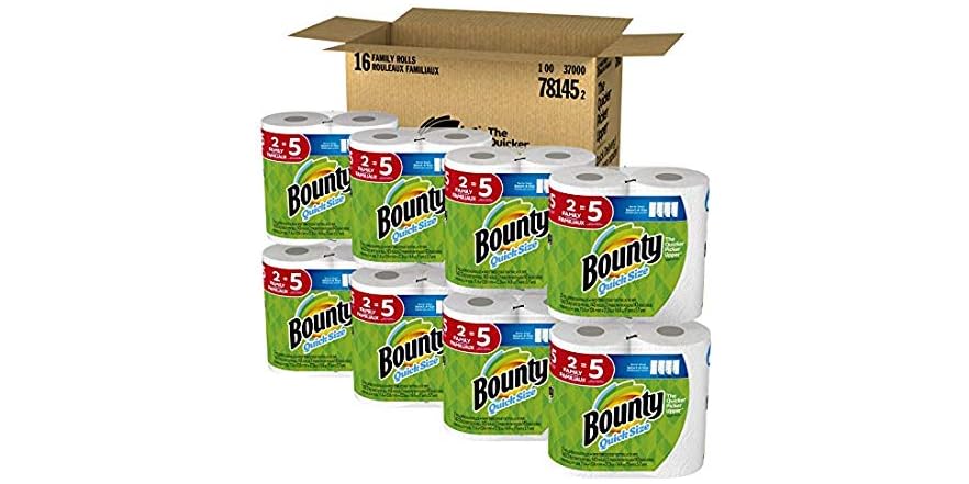 Bounty Quick Size Paper Towels 16 Count bounty-quick-size-paper-towels-16-count