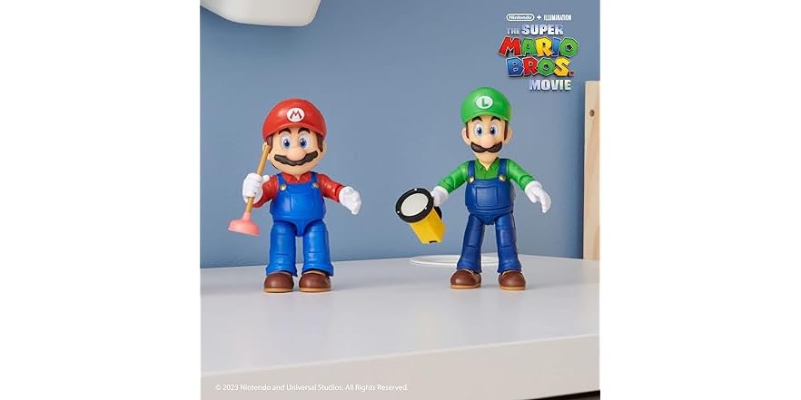 Mario Figure with Plunger Accessory