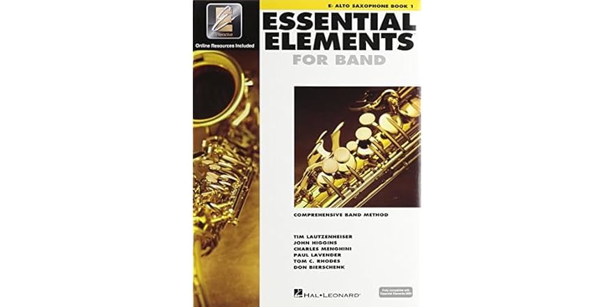 Hal Leonard Essential Elements 2000 Alto Sax Book 1