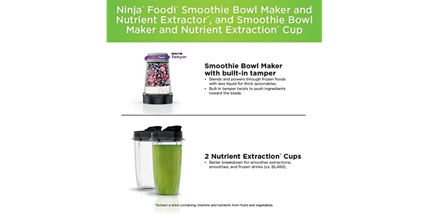 Ninja SS101 Foodi Smoothie Maker & Nutrient Extractor (Open Box)