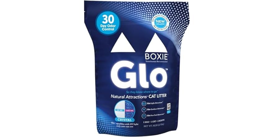 Boxiecat Glo™ Crystal Kitty Litter, 6lb