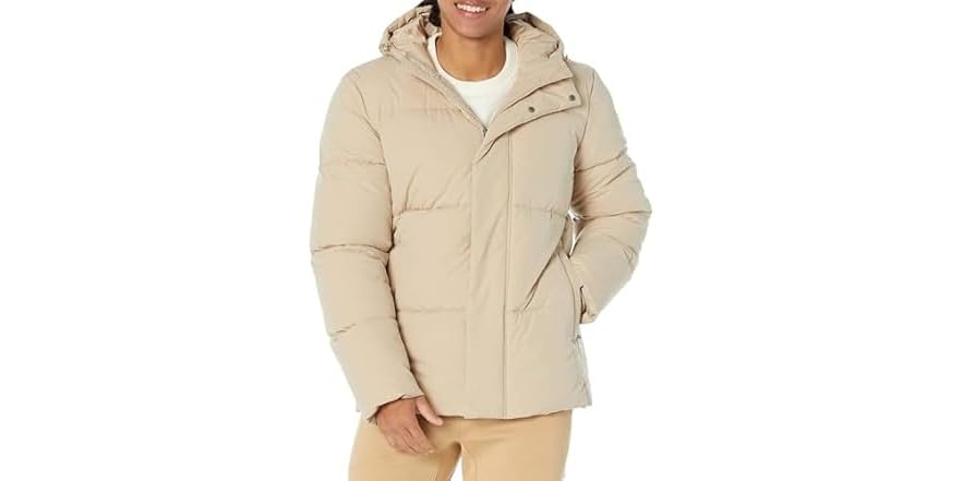 Amazon Men's Puffer Coat - Mid Length
