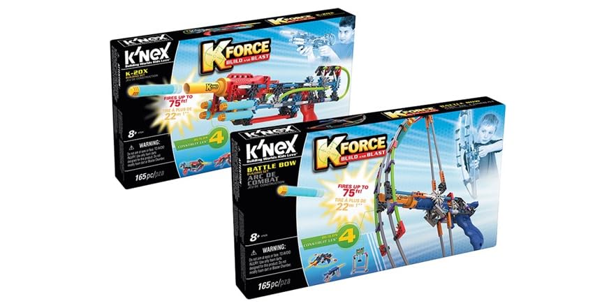 K'NEX K-Force Building Bundle: Battle Bow and K-20X