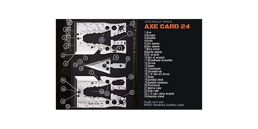 24 functions Multi tool