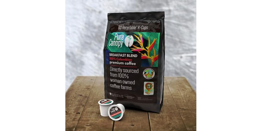 Pure Canopy Breakfast Blend K-cups, 60-Pack