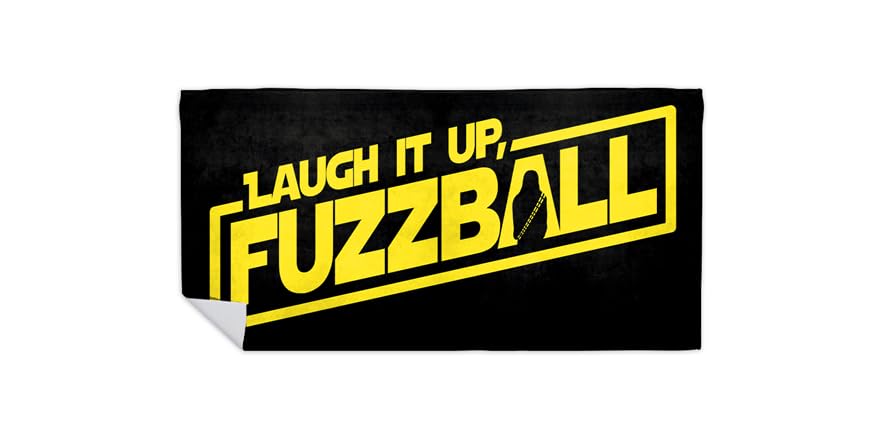Laugh it up, Fuzzball Beach Towel