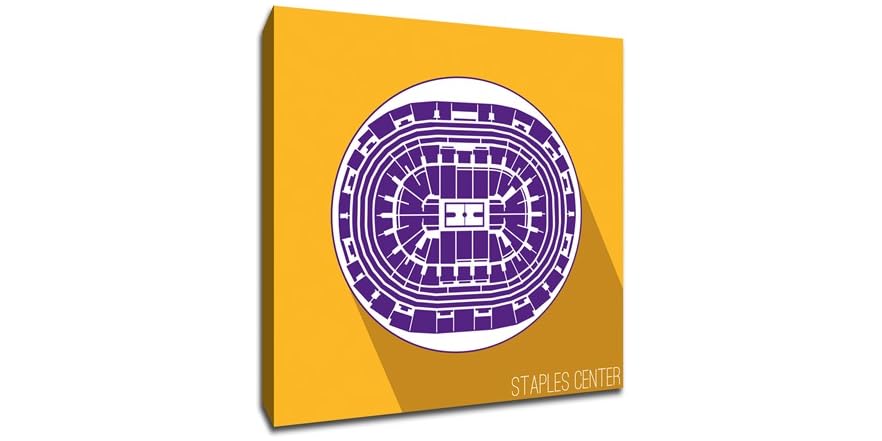 NBA 16x16 Seating Map Canvas - Pick Team
