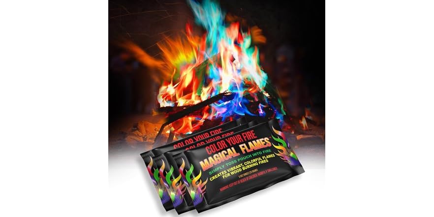 1-5Pk Magical Flames Fire Color Packets