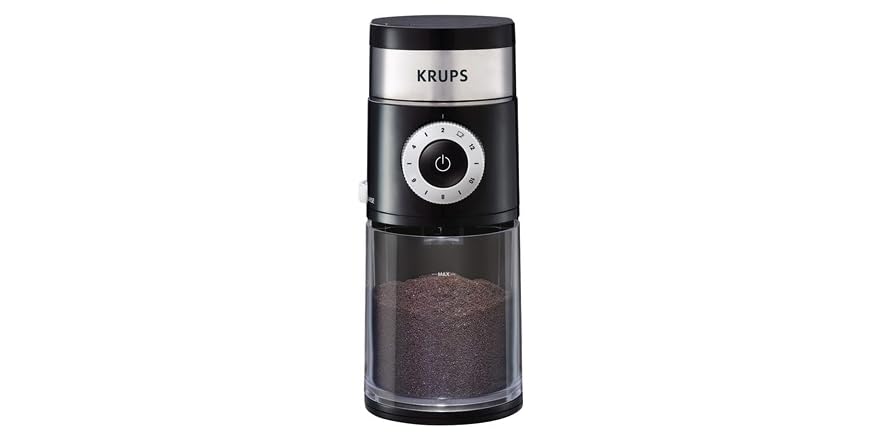 KRUPS Precision Grinder Flat Burr Grinder
