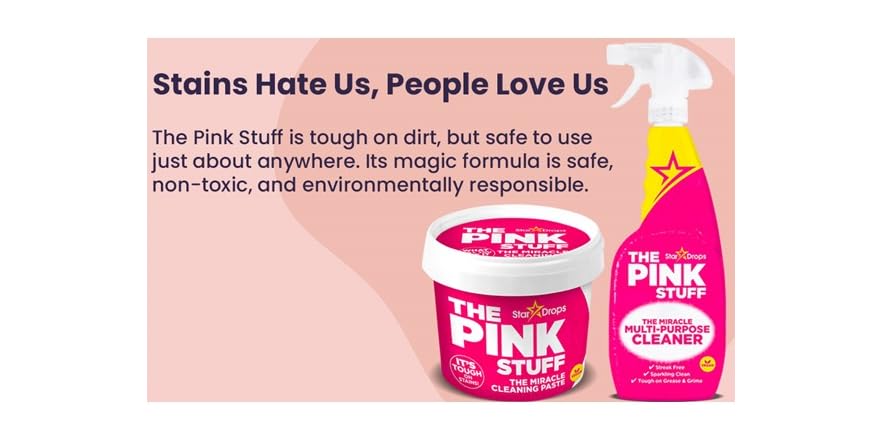(2-Pack) The Pink Stuff Paste, 30 oz