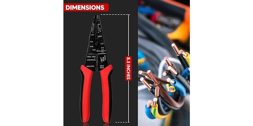 YIYITOOLS Wire Stripper Cutter Wire Stri