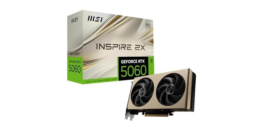 MSI Gaming RTX 5060 8G Inspire 2X OC Graphics Card