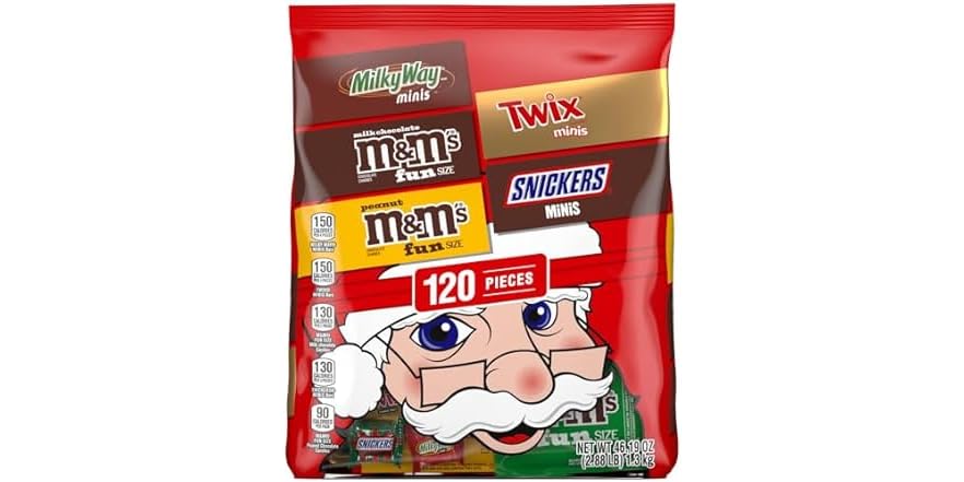 (2 Pack) M&M'S Milk Chocolate, M&M'S Peanut, SNICKERS, TWIX, MILKY WAY ...