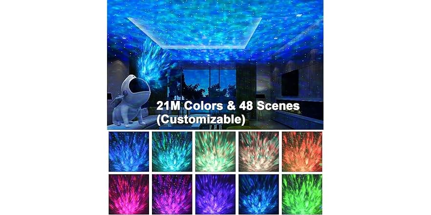 Avatar Controls Star Projector Galaxy Night Light