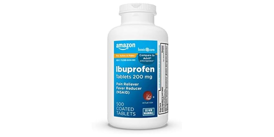 Amazon Basic Care Ibuprofen Tablets 200 mg