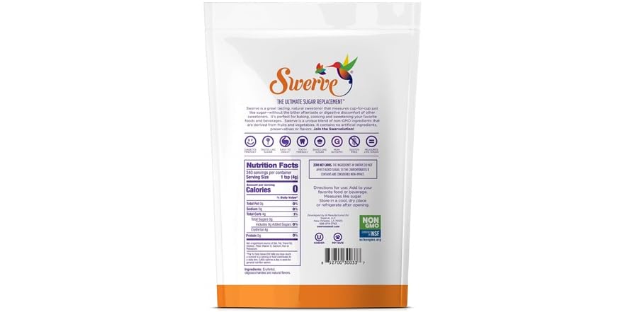 Swerve Granular Sweetener- 48 oz