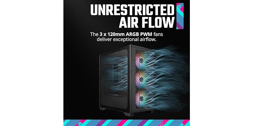 Cooler Master Elite 301 Micro-ATX High Airflow PC Case (Open Box)