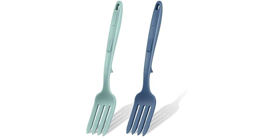 2 Pcs Silicone Flexible Mixing Fork