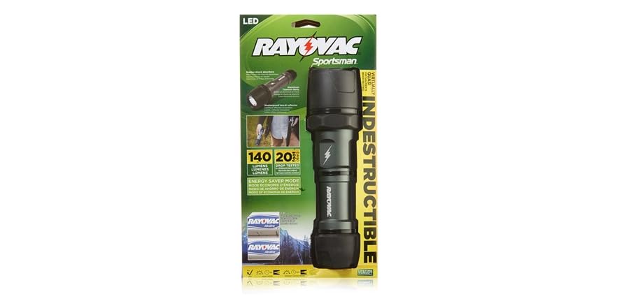 Rayovac 140 Lumen 2D LED Flashlight