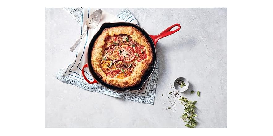 Le Creuset 9" Diameter Cast Iron Skillet, Pick Color